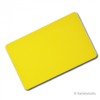 Plastic Cards / PVC Cards Yellow Matte at a low Price